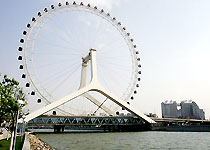 Tianjin Eye (Yongle Bridge Ferris wheel), Tianjin attractions, China ...